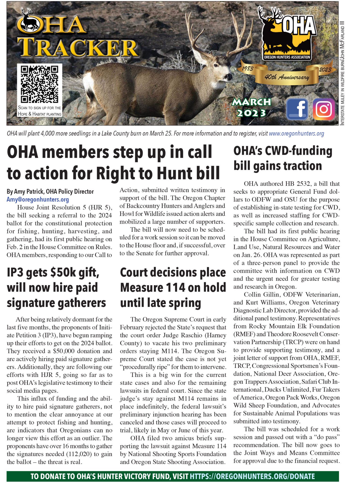 OHA-Track – Oregon Hunters Association