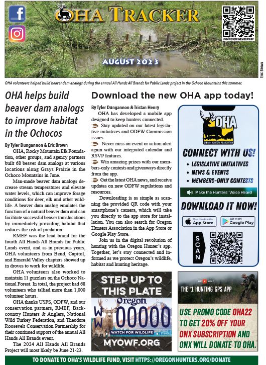 Publications - Oregon Hunters Association